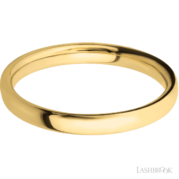 3 mm wide Ultra Comfort (our most comfortable profile) 14K Yellow Gold ...